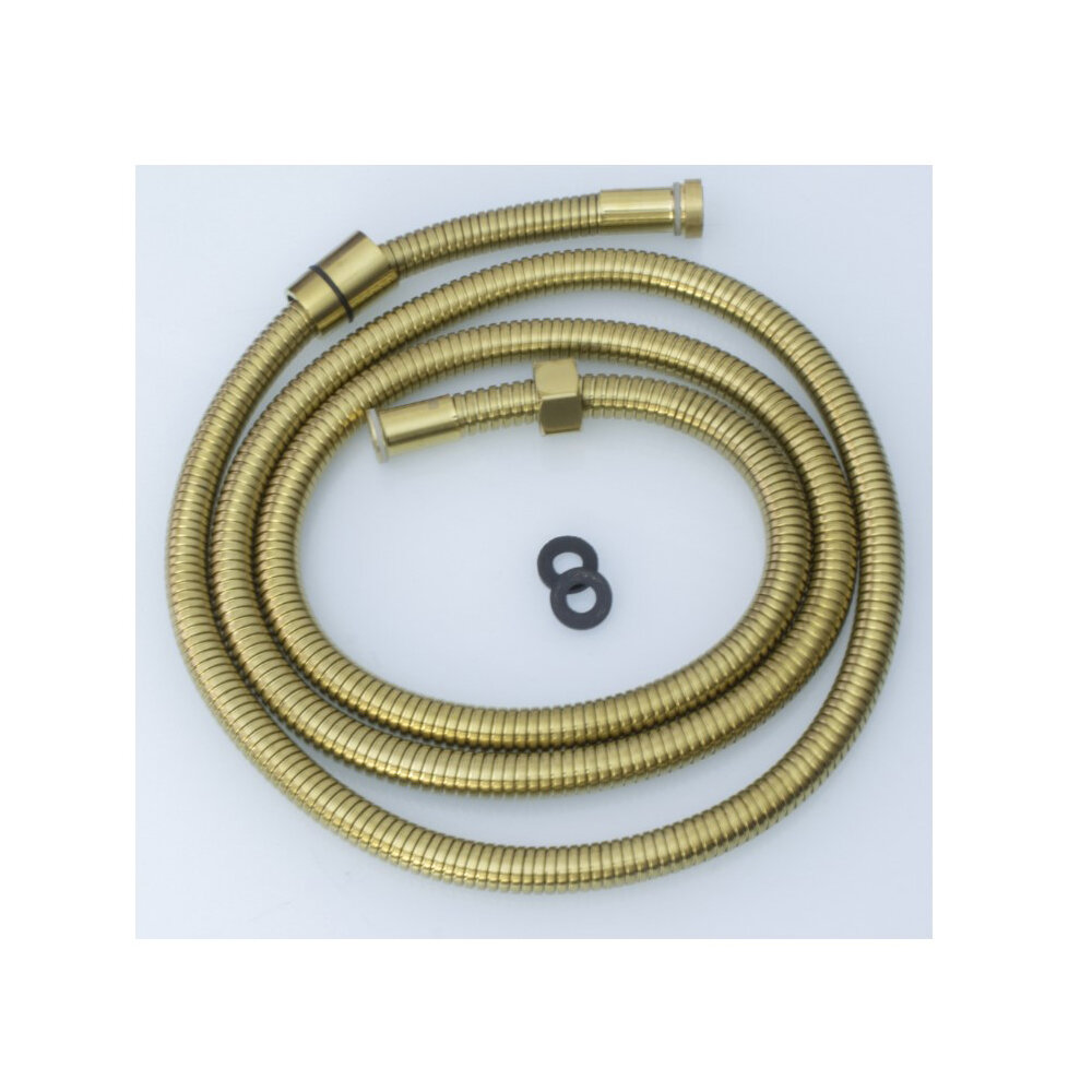 Шланг для душа Vieir (Виеир) 175 см металлическая оплетка VR60175-S матовое золото