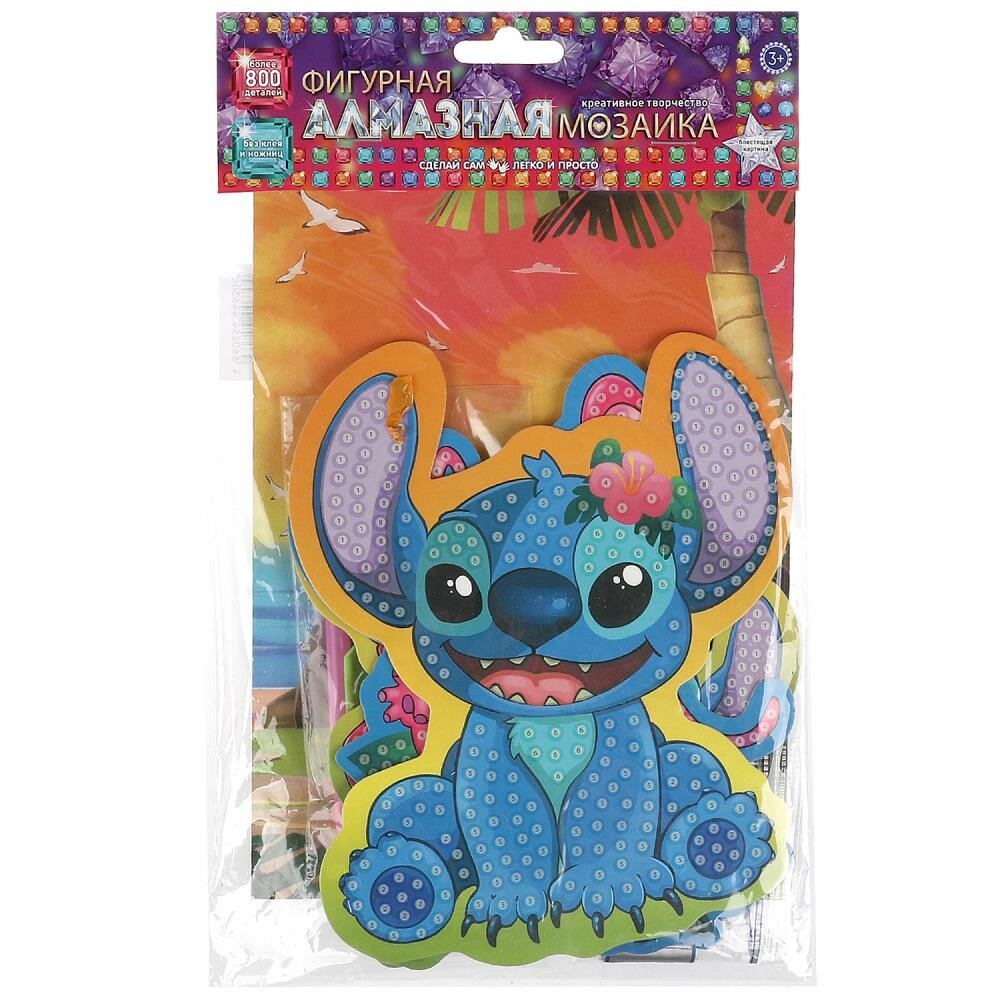 Алмазная мозаика фигурная лило и стич MultiArt AMF-113895