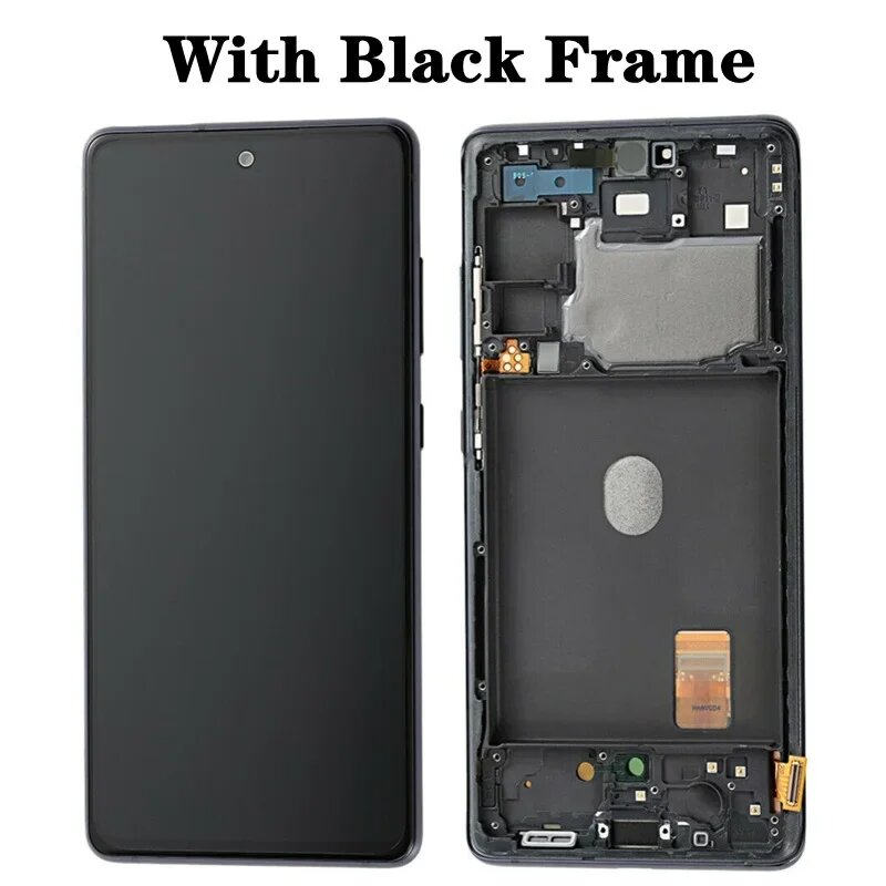 Дисплей Samsung S20 FE G780F/G781F черный с рамкой