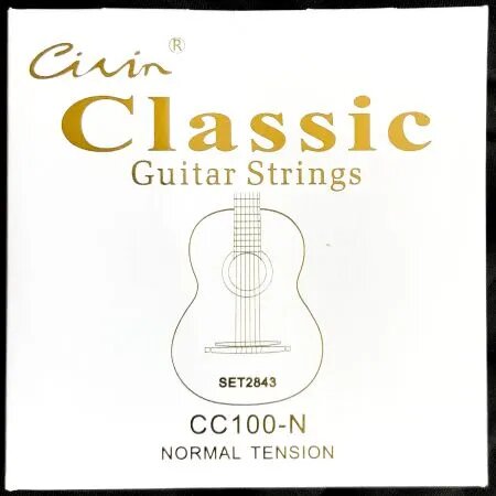 Премиальные струны для классической гитары Civin - нейлон, серебро