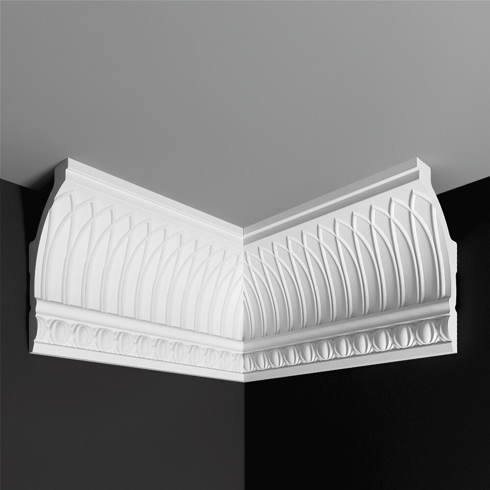 Угол Внутренний к Плинтусу Де-Багет ДП 16/120 Д2000хШ53хВ108 мм.