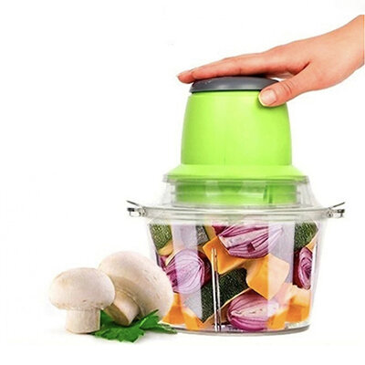 Измельчитель кухонный электрический/шинковка для овощей и фруктов (объём 1.8 л)