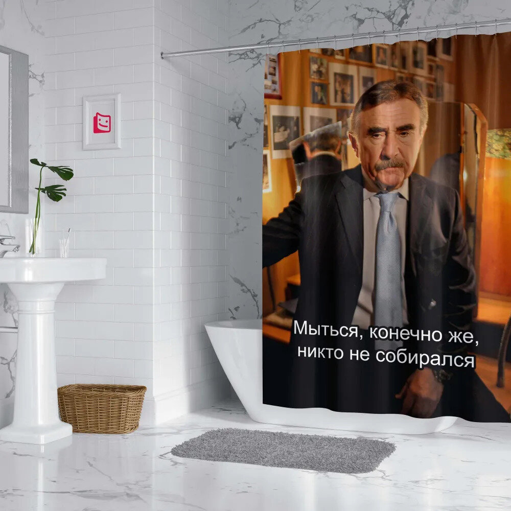 Instalook Шторки "Леонид Каневский «Мыться, конечно же, никто не собирался"