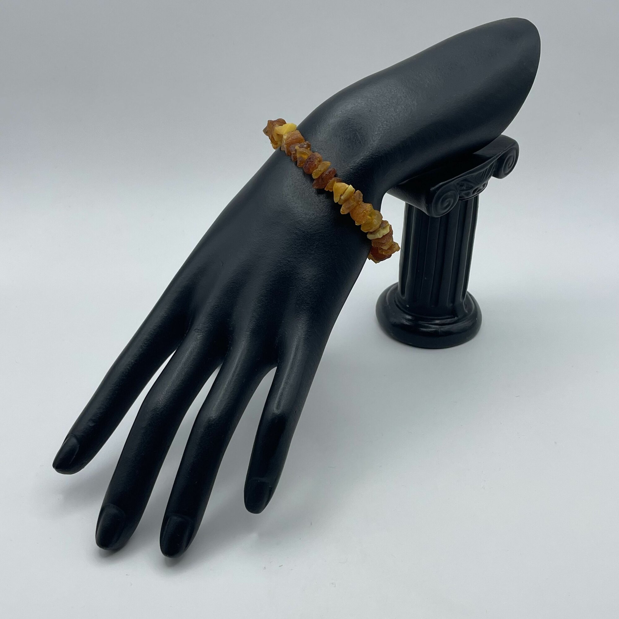 Советский винтажный браслет из натурального янтаря, сделано в СССР