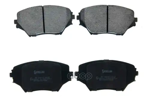 Колодки дисковые передние с антискрип. пл! Geely, Toyota RAV4 1.8/2.0 WTi/2.0D4-D 00> Stellox арт. 1535000BSX