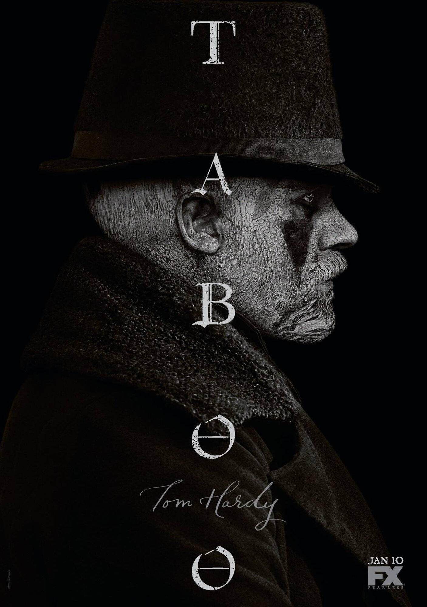 Постер плакат для интерьера "Сериал: Табу. Том Харди. Taboo"/ Декор дома, офиса, комнаты A3 (297 x 420 мм)