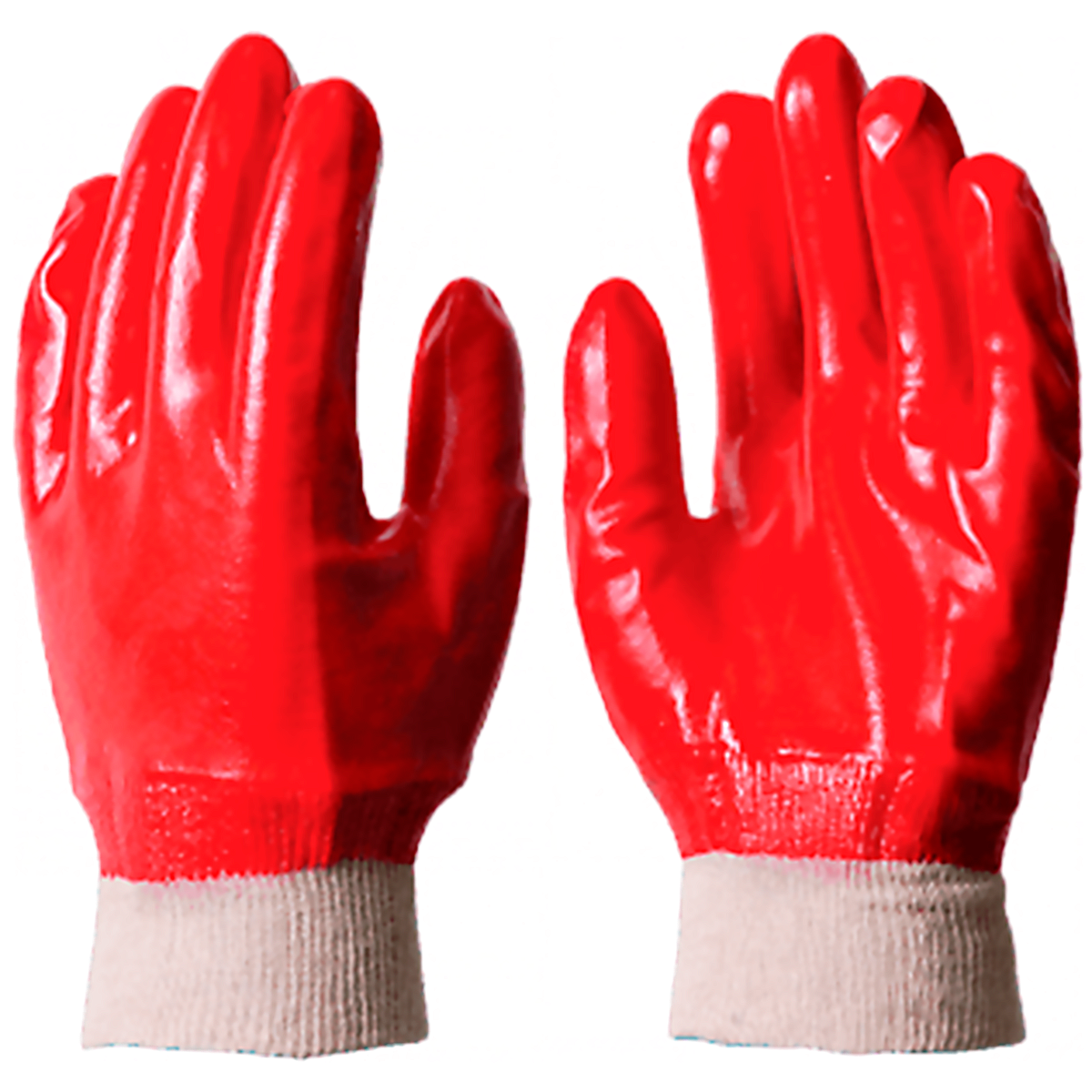 Перчатки защитные рабочие обливные "Гранат" красные, Спецобъединение