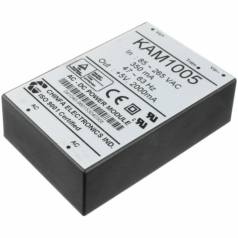 Преобразователь AC-DC 5В 2А 10Вт Chinfa KAM1005