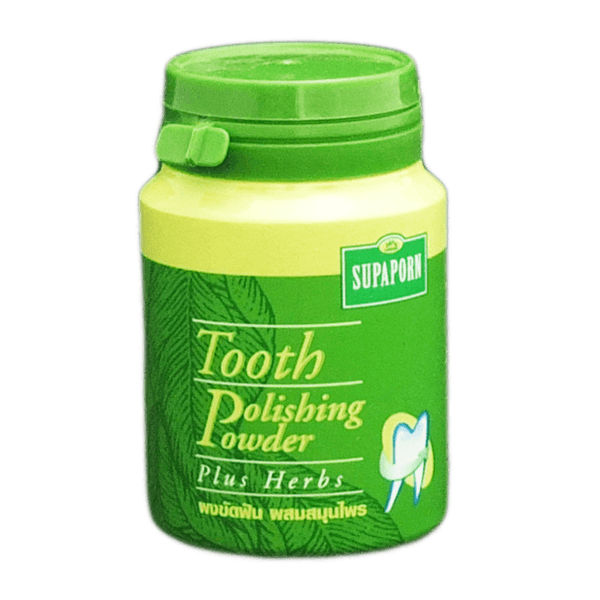 Натуральный тайский зубной порошок Supaporn "Original" на травах с борнеолом и камфорой 90 гр.