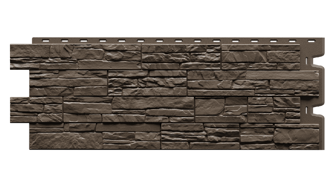 Docke Алтай Шоколад (3 уп. / 13,2 м2 / 30 шт.) 1098х400 мм, фасадные панели Деке
