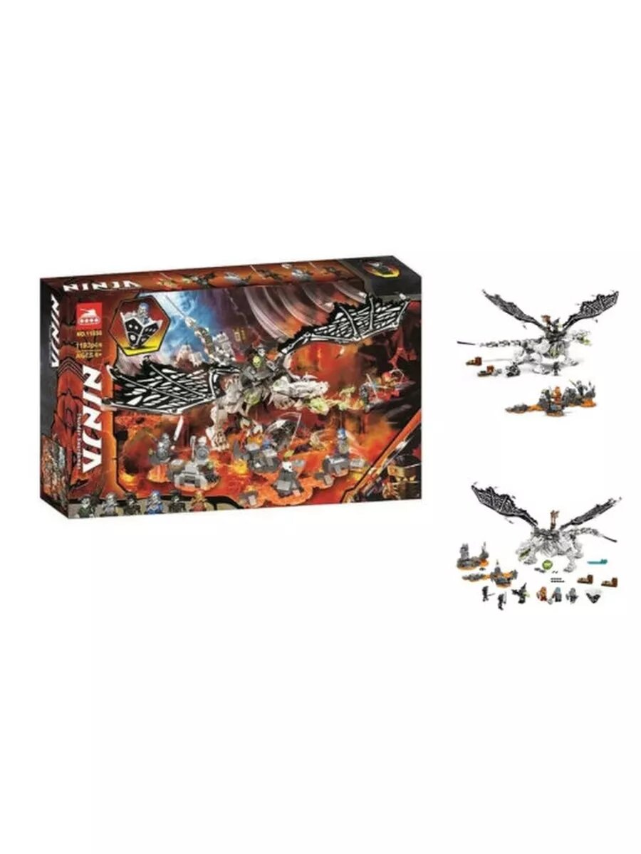 Конструктор Ninjago Дракон чародея-скелета аналог LEGO Лего