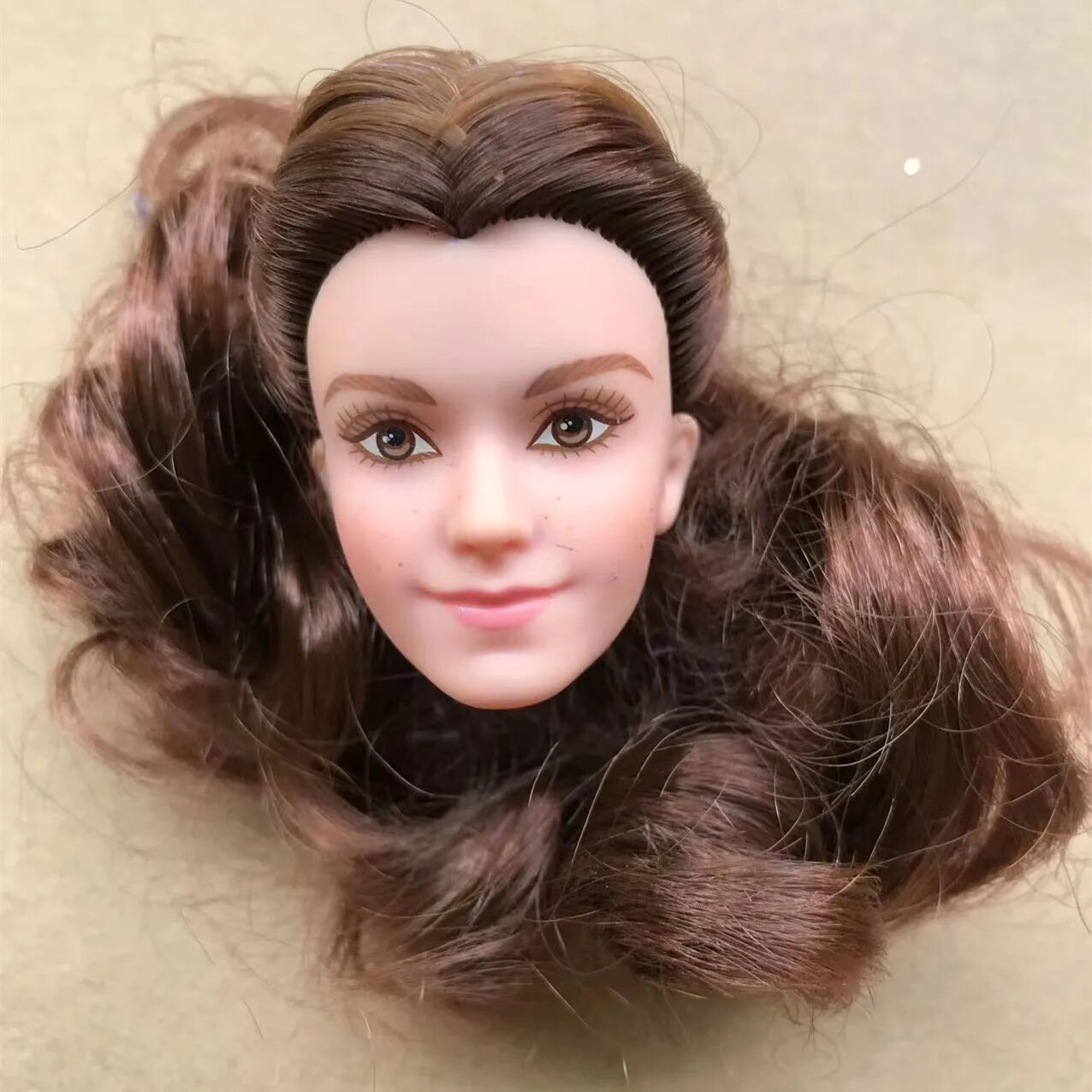 Кукольные головы принцесс из резины belle