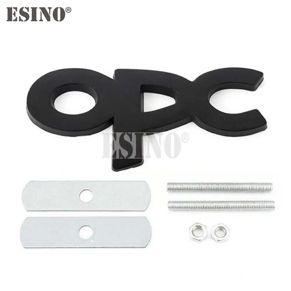 Значок Opel OPC Line, черный, Grill Badge 1