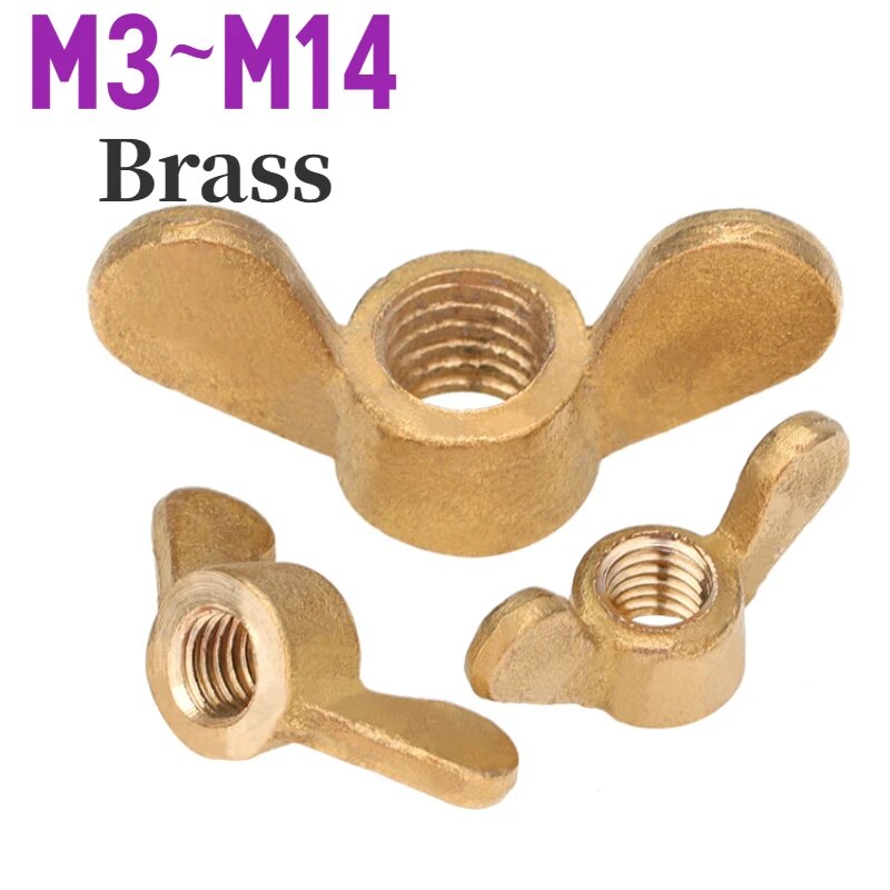 Медные гайки-бабочки M3-M14 M6-10Pcs