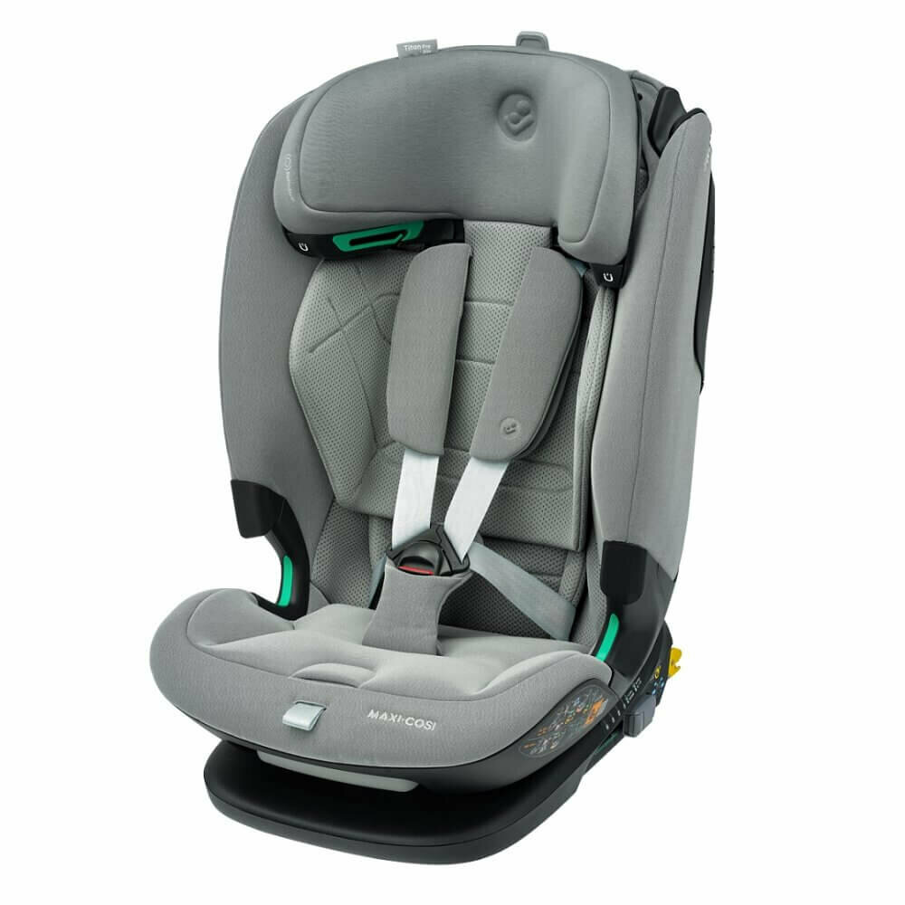 Maxi-Cosi Titan Pro i-Size, автокресло от 1 до 12 лет гр.1-2-3 (9-36 кг), цвет Authentic Grey 2024