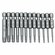 11/12pcs Tamper Proof Security Drill Bit Set Torx Screwdriver Flat for Head 1/4"...