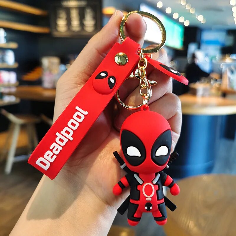 Дэдпул брелок фигурка Marvel, красный, si shi hei se