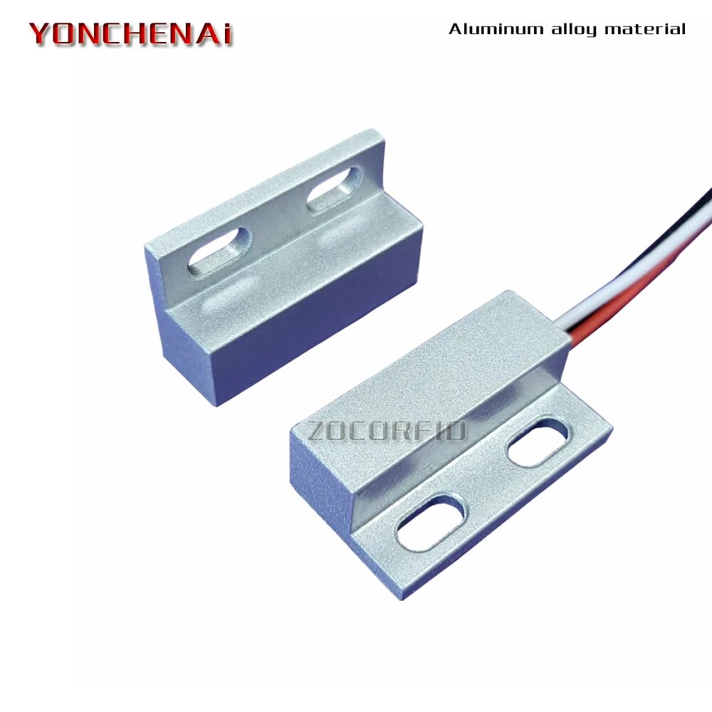 Датчик открытия двери ZOCORFID NTD-15 из алюминия NO type Sliver