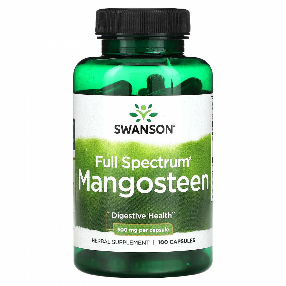 Swanson, Full Spectrum® мангостан, 500 мг, 100 капсул