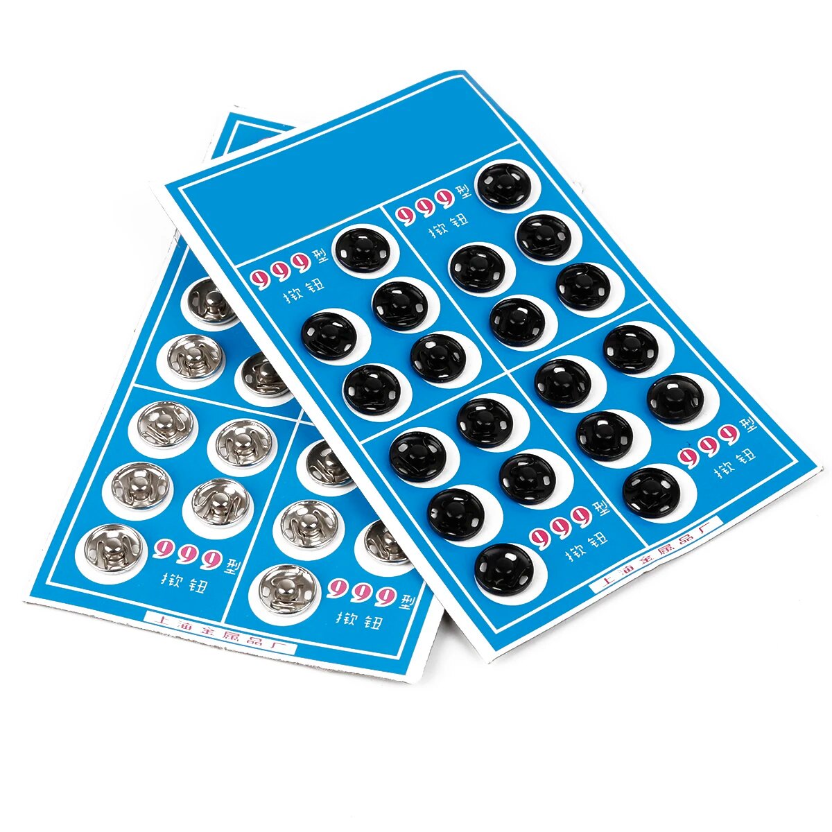 Металлические незаметные кнопки Beadia 8-20 мм 8mm 50pcs, Rhodium