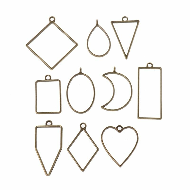 10 шт. Геометрические подвески для украшений