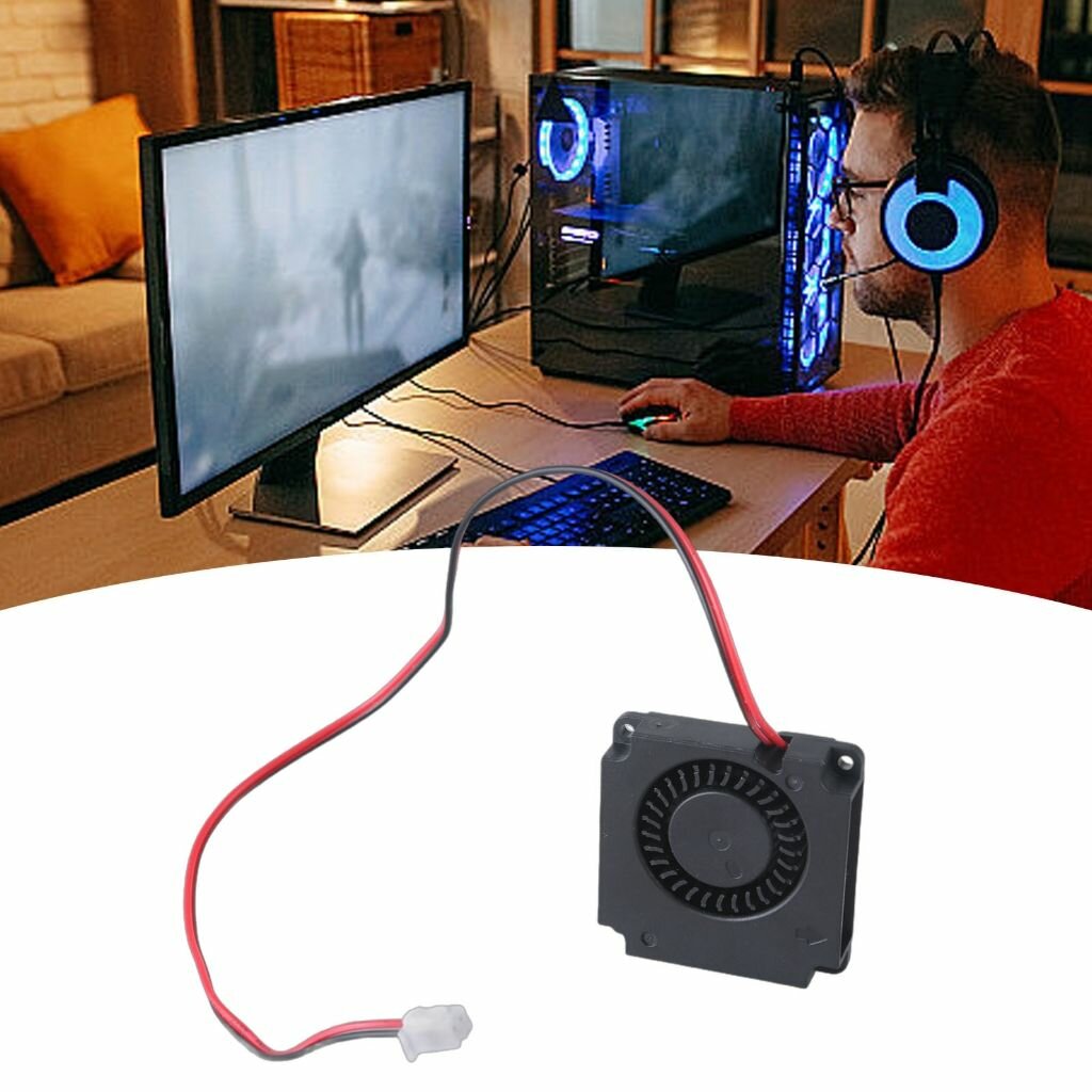 Эффективный круглый вентилятор 4010 для автомобиля DC 5V/12V/24V