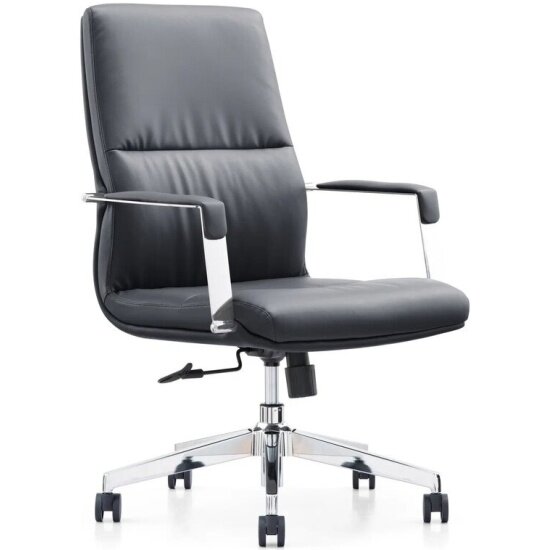 Кресло офисное Sunon Slim SL900B экокожа черный