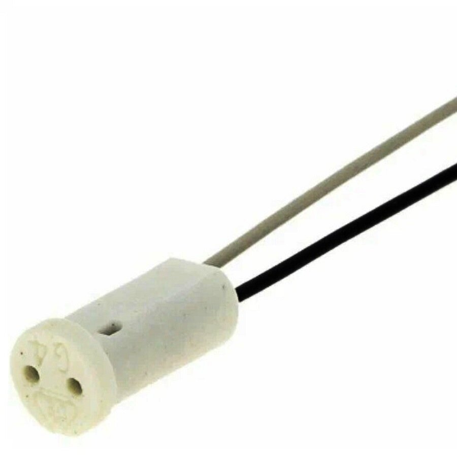 Патрон керамический ULH-G4-Ceramic-10cm Цоколь G4 Белый