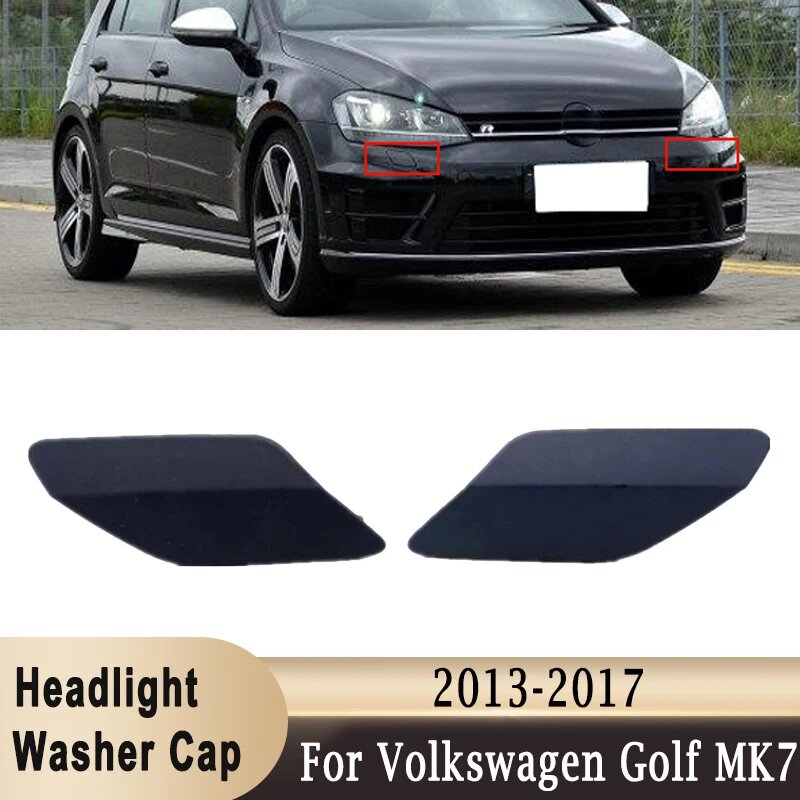 Для VOLKSWAGEN GOLF 7 MK7 2013-2017 передний бампер, форсунка омывателя фар, крышка 5GG Left side