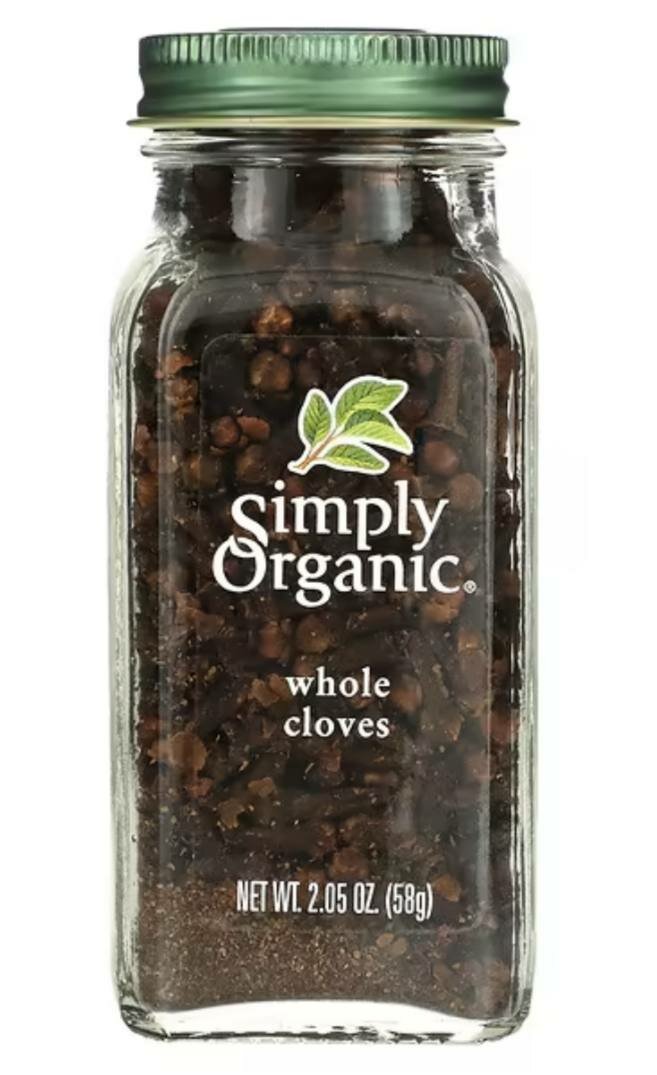 Органическая целая гвоздика Simply Organic, 58 г