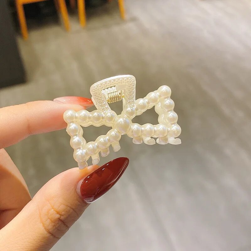 Жемчужная заколка для волос, Цвет: 4