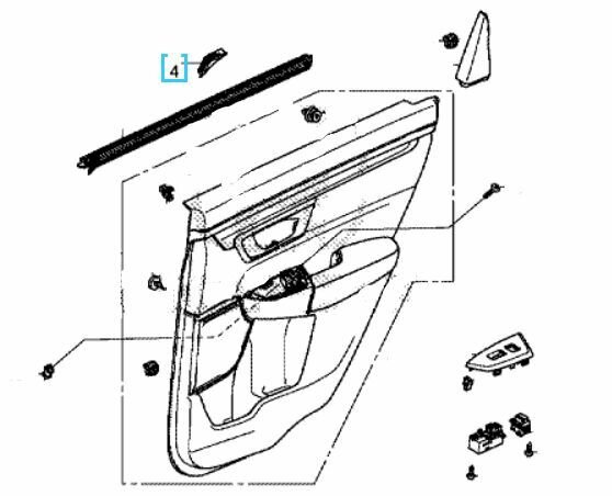 Отделка, лев. задн. центр. угол (Оригинал)