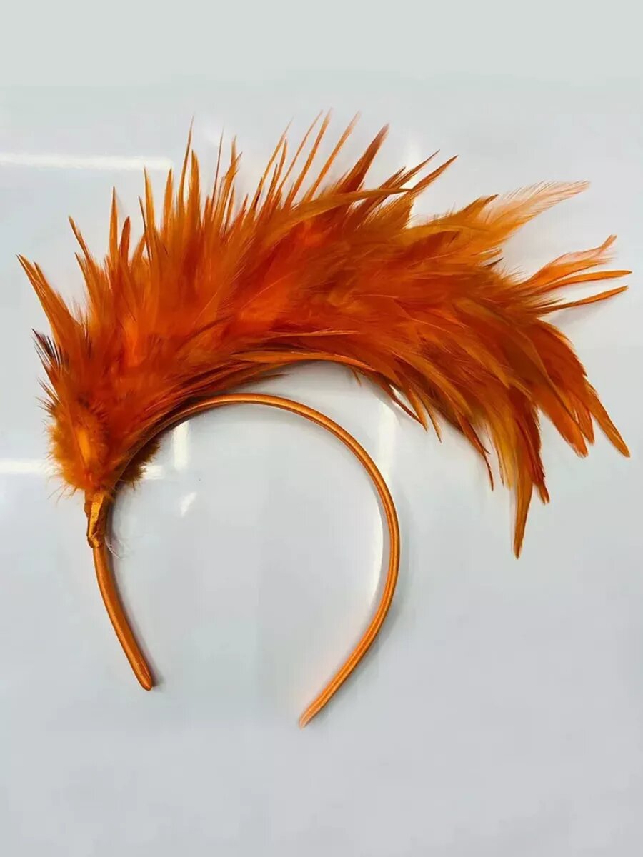 Ободок с перьями
