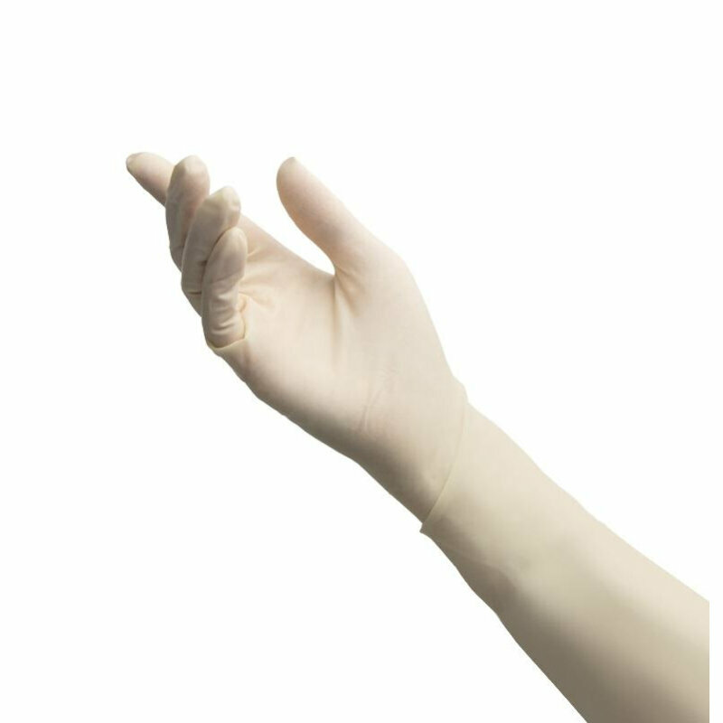 Мед. хирург. перчатки латекс, стер. н/о, гинекологические, р-7,0 50 пар/уп, 1599288