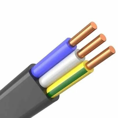 Кабель ВВГ-Пнг(А)-LS 3х4ок(N, PE)-0,66 ГОСТ (бухта 3м)