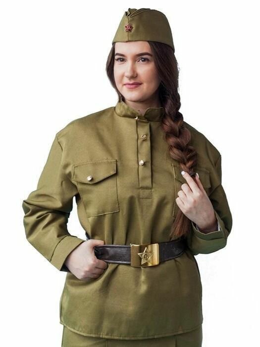 Гимнастёрка женская, люкс, размер 40-42