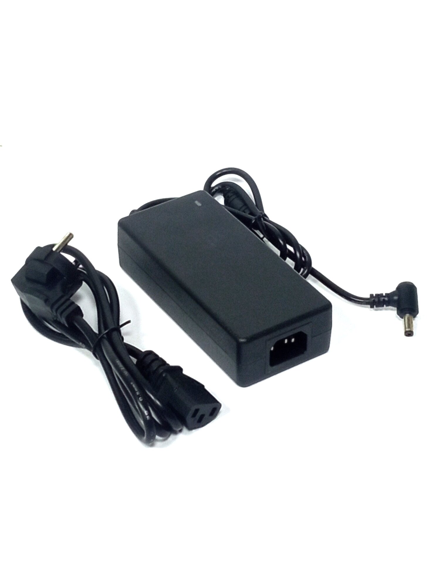 Адаптер питания универсальный 12v/8А штекер 5.5мм, угловой LY-1208 (черный)