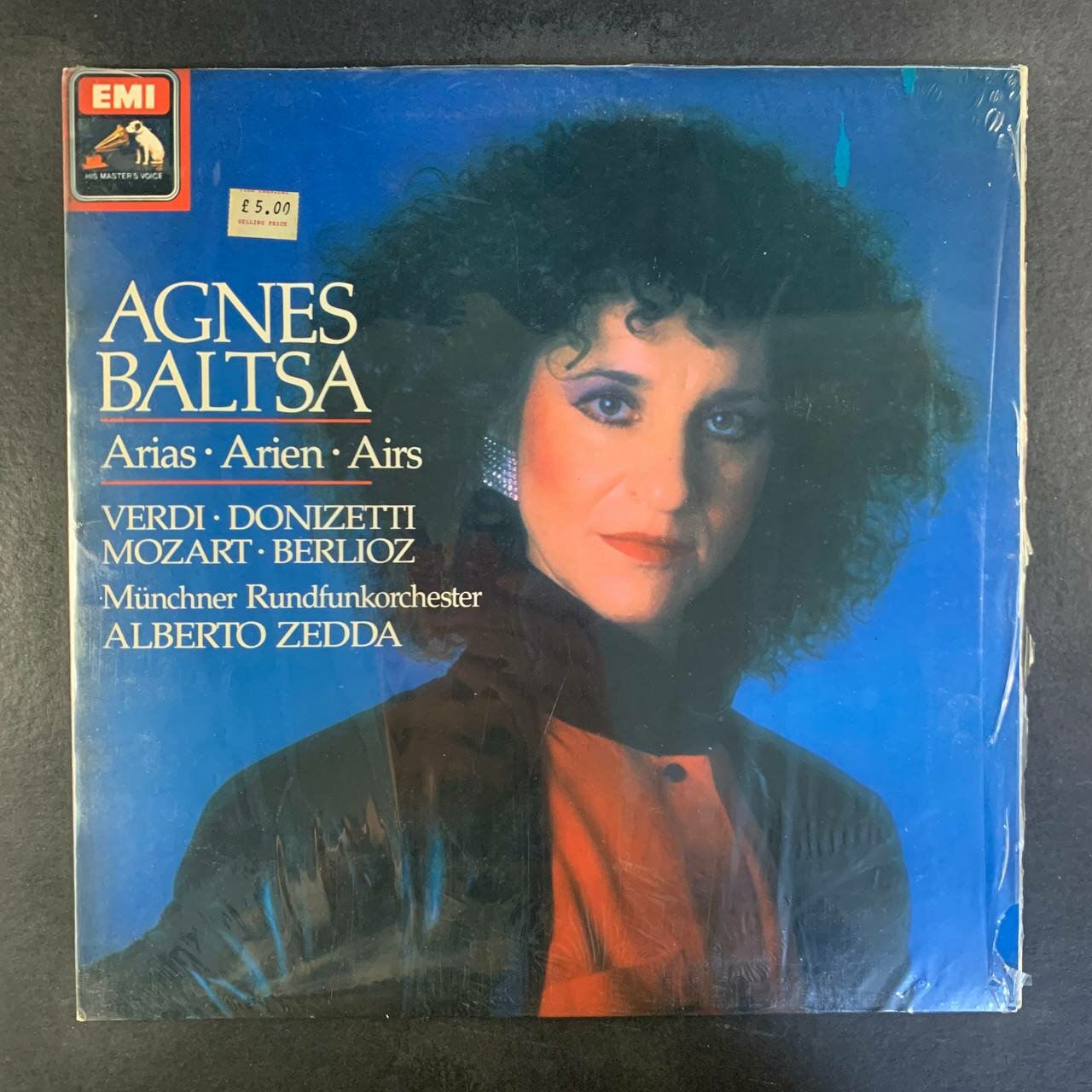 Agnes Baltsa, Verdi, Donizetti, Mozart, Berlioz, Munchner Rundfunkorchester, Alberto Zedda - Arien (Виниловая пластинка)