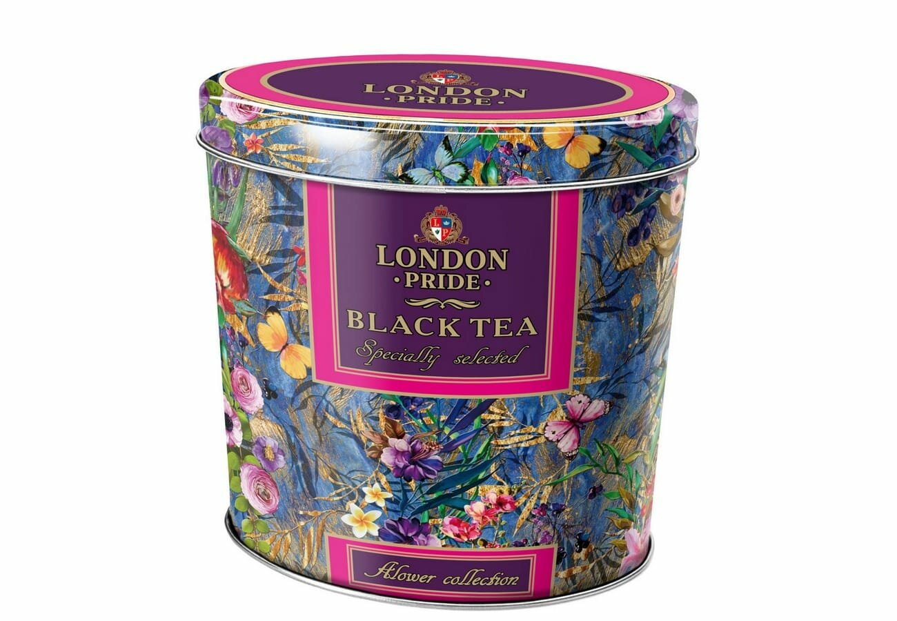 Чай Лондон Прайд чёрный "С чабрецом" 100г ж/б