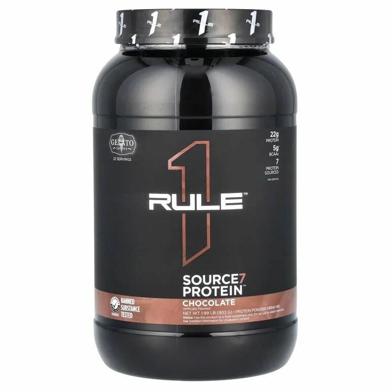 RULE ONE Source 7 Protein 920 g , Протеин 7 видов, Шоколад