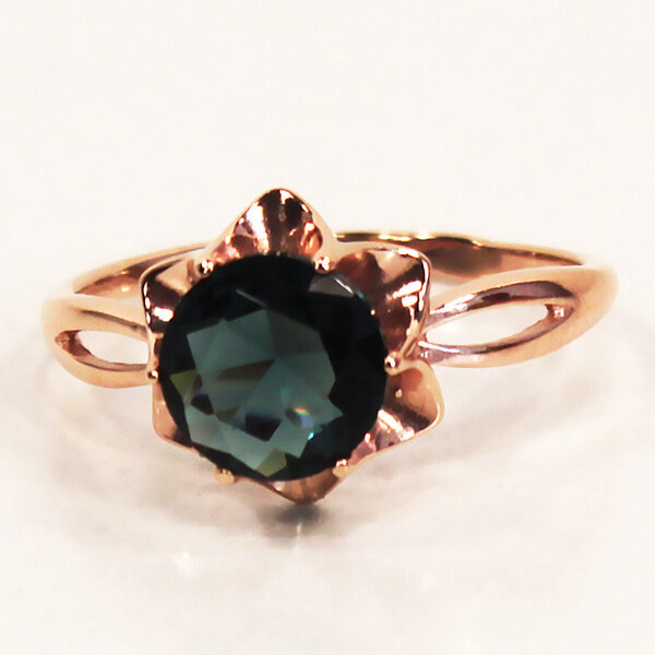 Кольцо, серебро, 925 проба, родирование, кварц