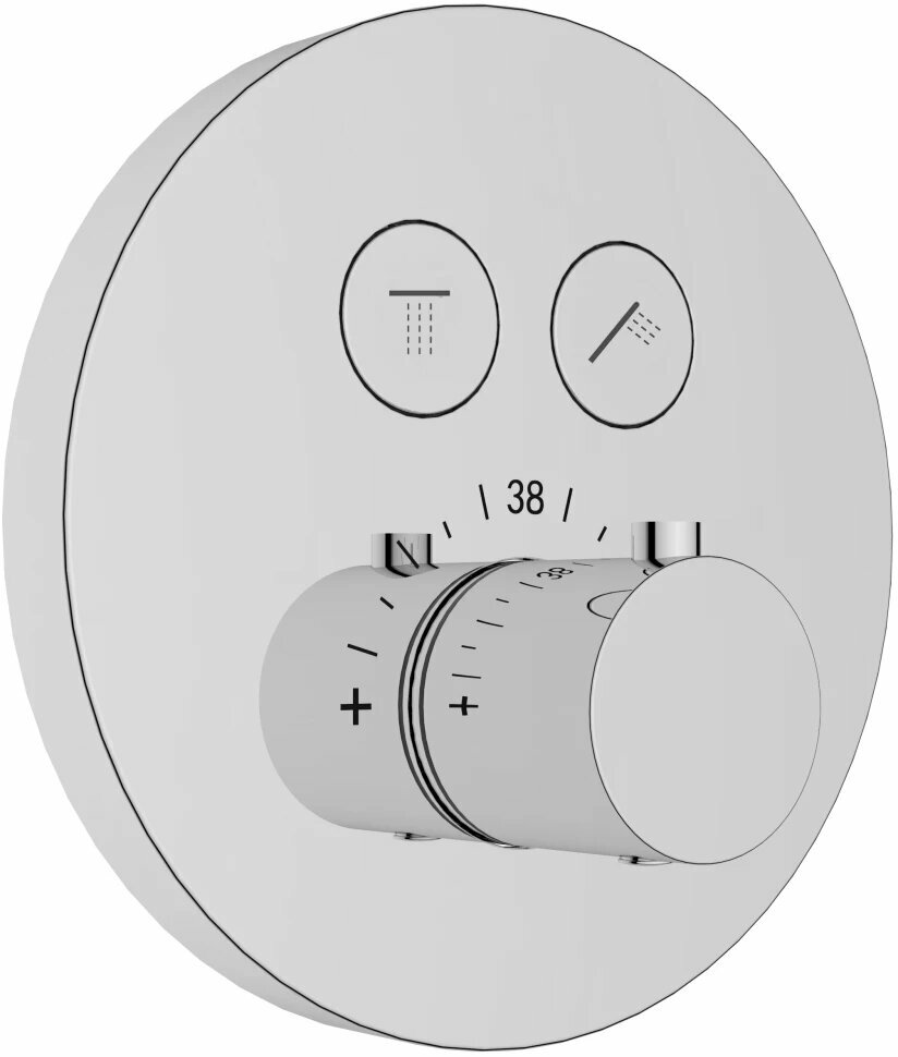 Термостат для ванны Kaiser Sano 08177 встраиваемый, хром