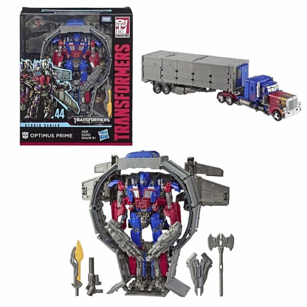 Трансформеры Hasbro Игрушка Studio Series Leader Transformers SS44 Optimus Prime 8.5 дюйма (21.5 см) E4522