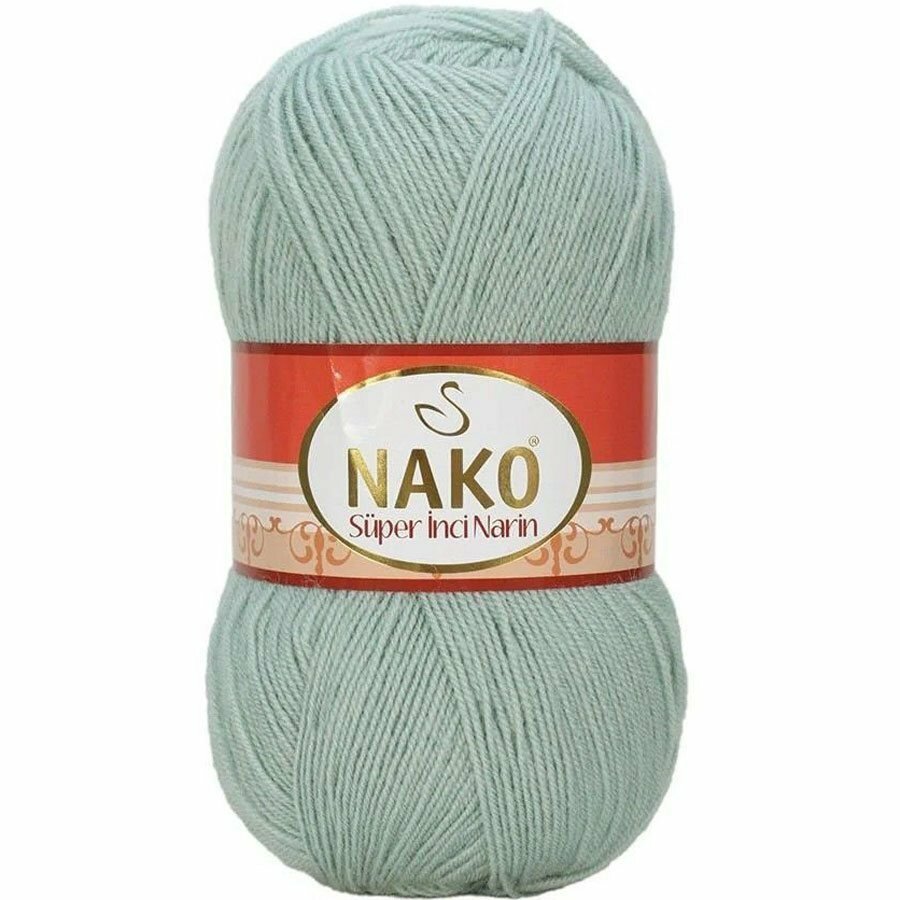 Пряжа Nako SUPER INCI NARIN 10023 талая вода (5 мотков)