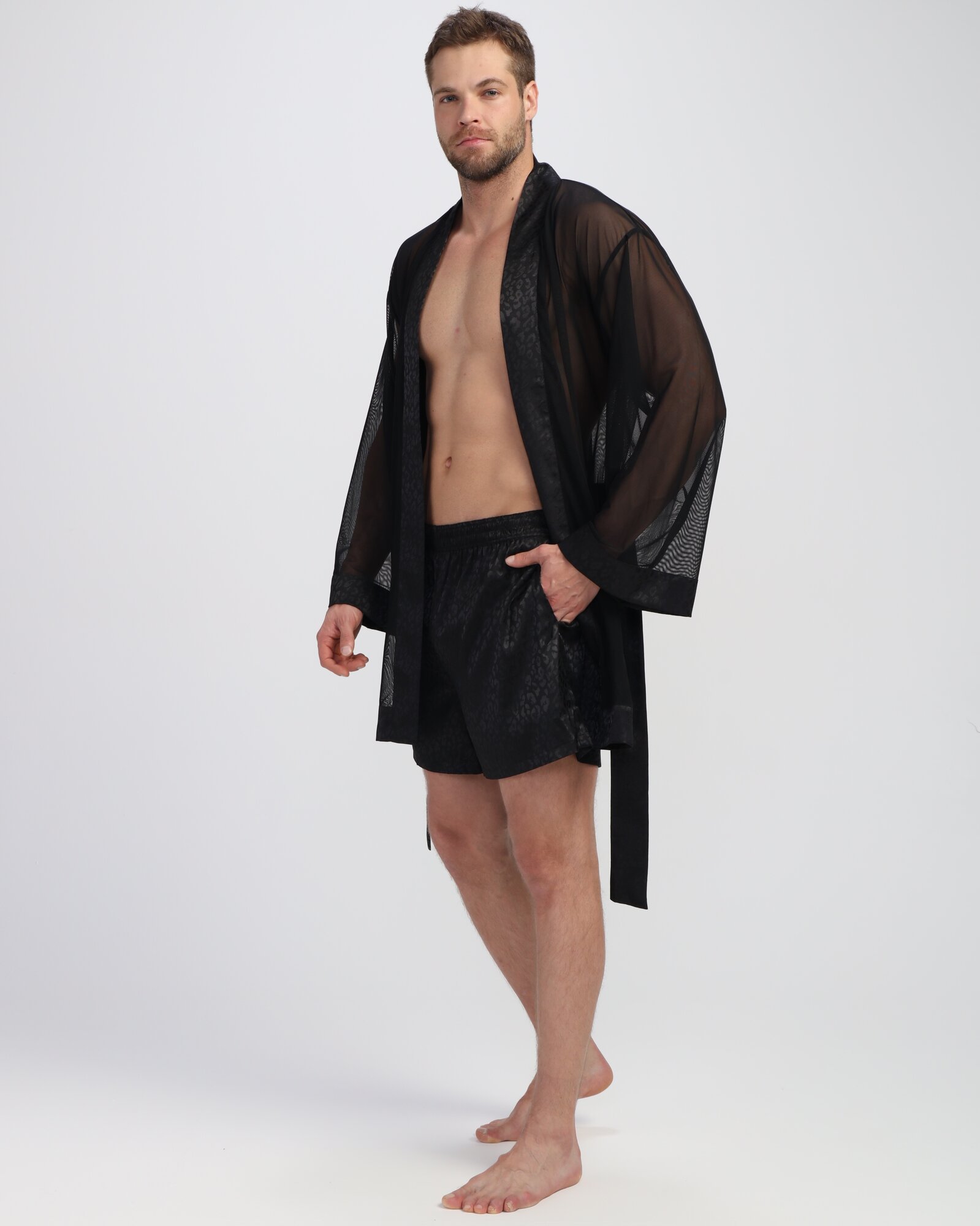 Халат шелковая