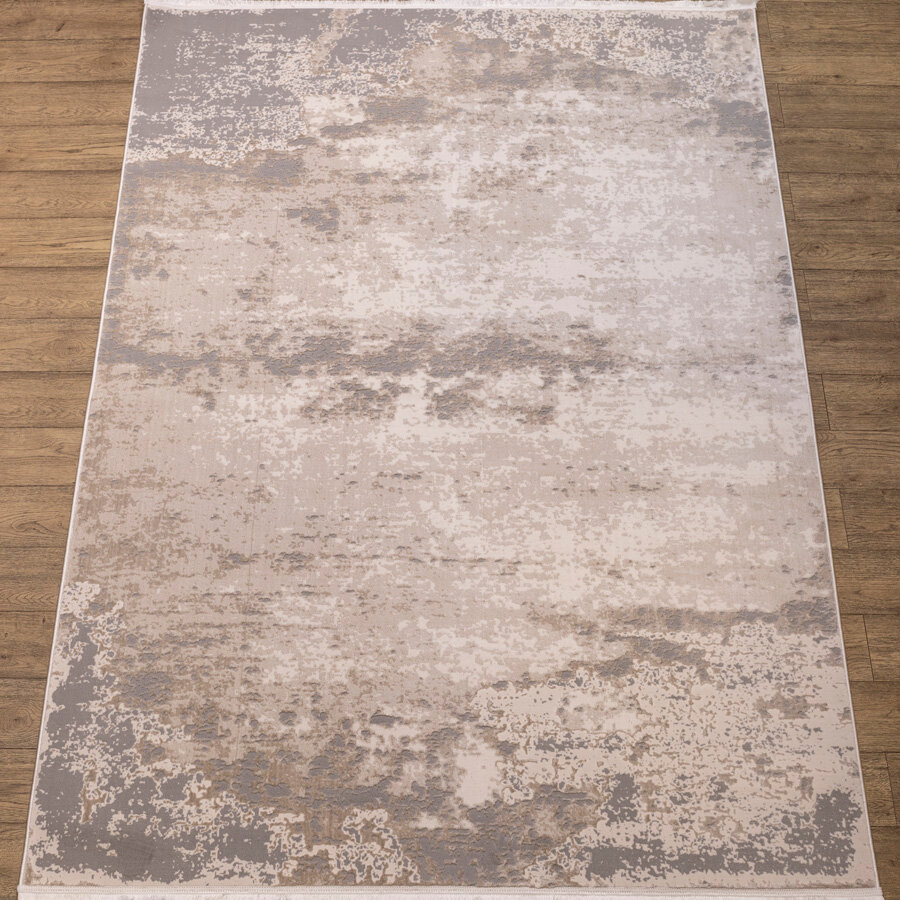 Ковер, Прямой, Бежевый, Серый, Золотисто-жёлтый, Современный, на пол, в гостиную, спальню, в ассортименте (200 см. на 400 см.)