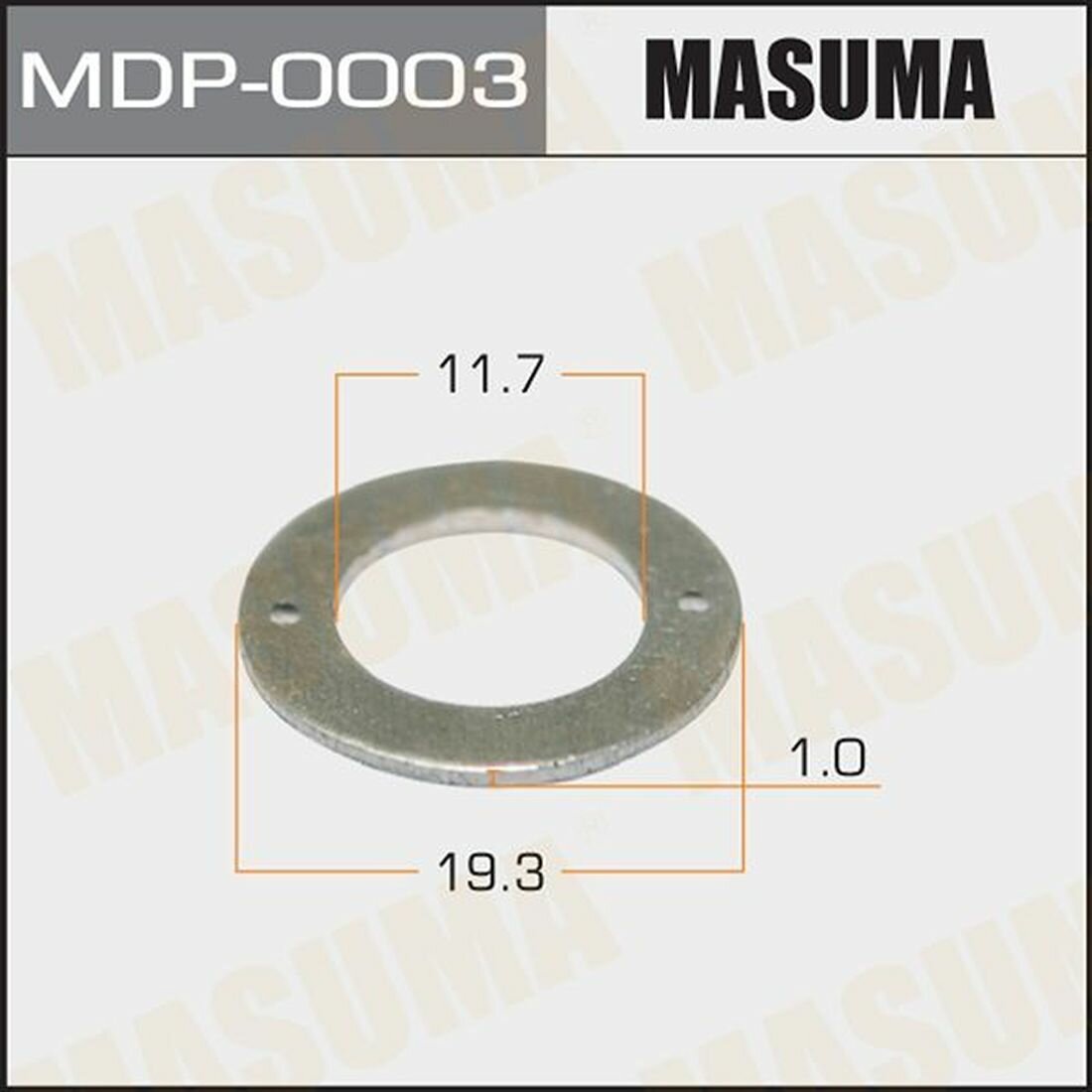 Шайбы для форсунок (обратка) (обратка) 12х19,2х1 Masuma MDP-0003