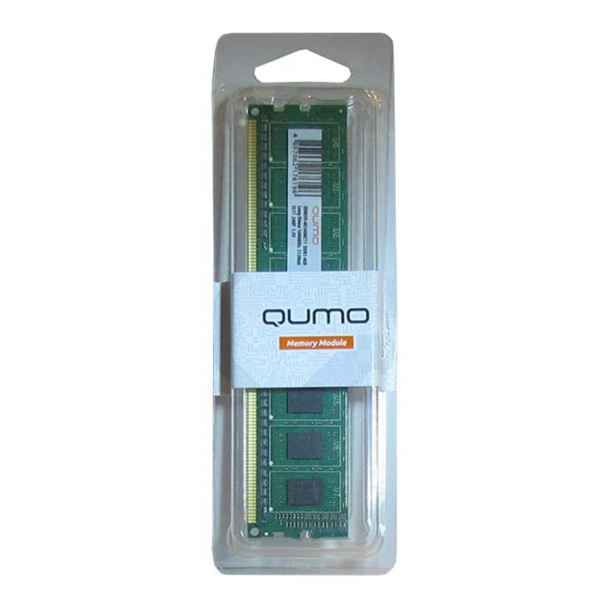 Оперативная память QUMO QUM3U-4G1600C11 DDR3 4096Mb 1600 MHz, цвет зеленый