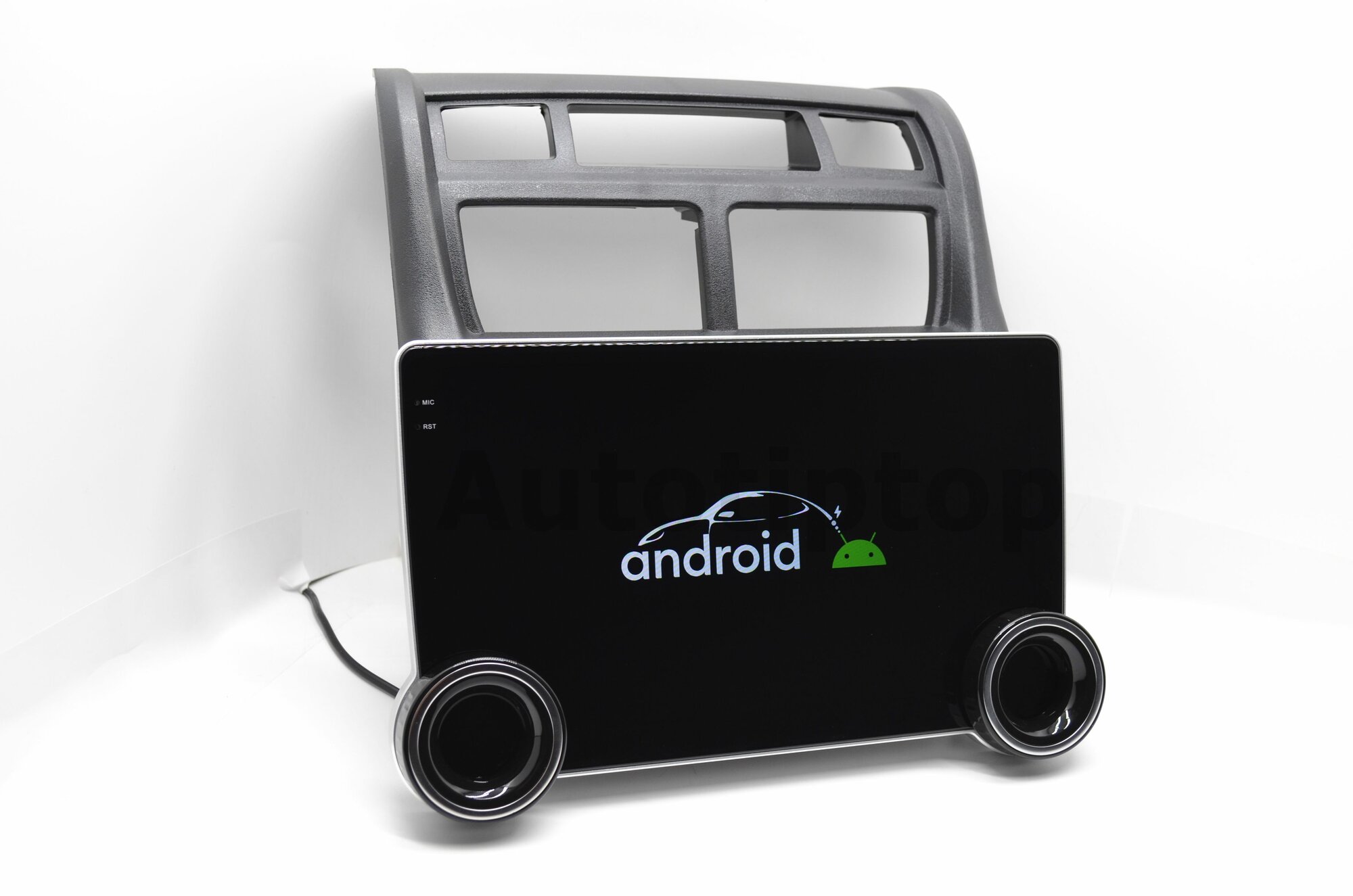 Большая магнитола Tesla 8 core 4/64 с крутилками Kia Sportage рестайлинг 2 2008-2010