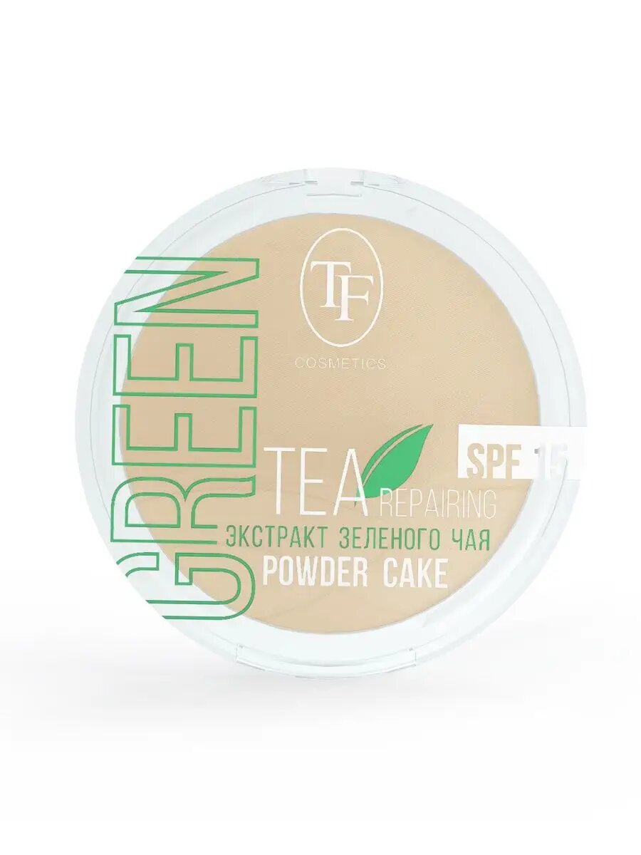 Пудра для лица Cake Green Tea Repairing 02 слоновая кость